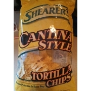 Shearer's Cantina Style, Tortilla Chips: Calories, Nutrition Analysis ...