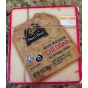 Boar's Head Sharp Wisconsin Cheddar, All Natural Cheese: Calories ...