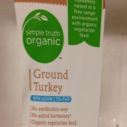 User added: Ground turkey simple organic truth: Calories, Nutrition ...