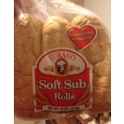 Turano Soft Sub Rolls: Calories, Nutrition Analysis & More | Fooducate