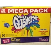 Gushers Made With Real Fruit, Variety Pack: Calories, Nutrition ...