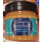 Simply Balanced Organic Creamy Peanut Butter: Calories, Nutrition ...