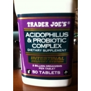 Trader Joe's Acidophilus & Probiotic Complex, Dietary Supplement ...