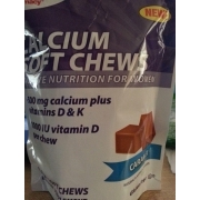 CVS Pharmacy Soft Chews, Calcium, Nutrition For women,: Calories ...