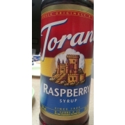 Torani Syrup, Raspberry: Calories, Nutrition Analysis & More | Fooducate