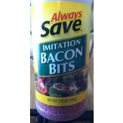 Always Save Imitation Bacon Bits: Calories, Nutrition Analysis & More ...