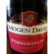 Mogen David Pomegranate, Grape Wine With Natural Flavor: Calories ...
