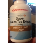 CVS Pharmacy Softgels, Green Tea Extract, Herbal: Calories, Nutrition ...