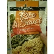 Food Club Rice & Sauce, Chicken Flavor: Calories, Nutrition Analysis ...