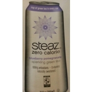 Steaz Sparkling Green Tea, Blueberry Pomegranate: Calories, Nutrition ...