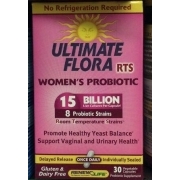 Ultimate Flora Women's Probiotic, Dietary Supplement: Calories ...