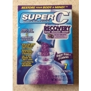 Super C Drink Mix, Vitamin And Mineral, Recovery, Acai Grape: Calories ...