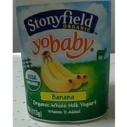 Stonyfield Organic Yokids, Yogurt, Banana: Calories, Nutrition Analysis ...