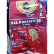 Roundy's All Dressed Up Flavored, Potato Chips: Calories, Nutrition ...