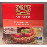 Engine 2 Plant-Strong Plant Strong, Curried Lentil Plant Burgers ...