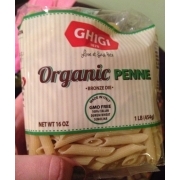 Ghigi Organic Penne, Pasta: Calories, Nutrition Analysis & More | Fooducate