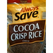 Always Save Cocoa Crisp Rice Cereal: Calories, Nutrition Analysis ...