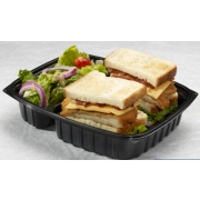 AFV Crispy Chicken, Bacon Cheese Club w/Side Salad: Calories, Nutrition ...