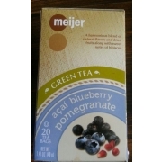 Meijer Green Tea, Acai, Blueberry, Pomegranate: Calories, Nutrition ...