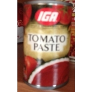 IGA Tomato Paste: Calories, Nutrition Analysis & More | Fooducate