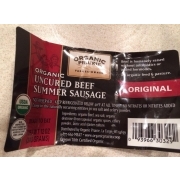 Organic Prairie Organic Uncured Beef Summer Sausage: Calories ...