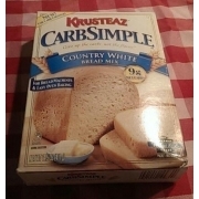 Krusteaz Bread Mix, Country White: Calories, Nutrition Analysis & More ...