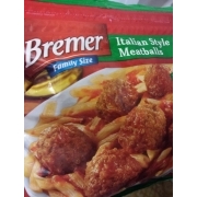 Bremer Italian Style Meatballs: Calories, Nutrition Analysis & More ...