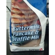 Safeway Complete Buttermilk Pancake And Waffle Mix: Calories, Nutrition ...