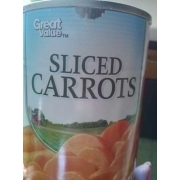 Great Value Sliced Carrots: Calories, Nutrition Analysis & More | Fooducate