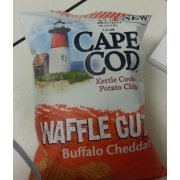 Cape Cod Kettle Cooked Potato Chips, Waffle Cut, Buffalo Cheddar ...