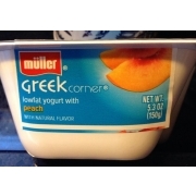 Muller Greek Yogurt, Low-fat, Peach: Calories, Nutrition Analysis ...