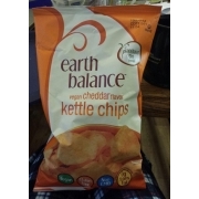 Earth Balance Vegan Cheddar Flavor Kettle Chips: Calories, Nutrition ...