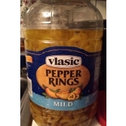 Vlasic Pepper Rings, Mild: Calories, Nutrition Analysis & More | Fooducate