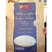 Open Nature Wild Caught Sockeye Salmon Fillets: Calories, Nutrition ...