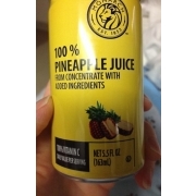 Monarch 100% Pineapple Juice: Calories, Nutrition Analysis & More ...