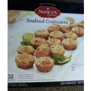 Nancy's Appetizers, Seafood Crabcakes: Calories, Nutrition Analysis ...