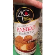 4C Bread Crumbs Japanese Style Panko Seasoned: Calories, Nutrition ...