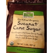Now Real Food Organic Sucanat Cane Sugar: Calories, Nutrition Analysis ...