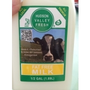 Hudson Valley Fresh Fat Free Milk: Calories, Nutrition Analysis & More ...