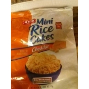H-E-B Mini Rice Cakes, Cheddar Chips: Calories, Nutrition Analysis ...