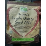 Now Organic Triple Omega Seed Mix: Calories, Nutrition Analysis & More ...