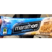 Marathon Energy Bar Crunchy Multi Grain Bar: Calories, Nutrition ...