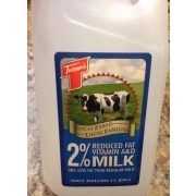 Turner's Milk, 2% Reduced Fat: Calories, Nutrition Analysis & More ...