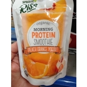 Sprout Rise Organic Morning Protein Smoothie, Peach Orange Yogurt ...