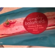 Simply Balanced Alaskan Keta Salmon Full Side Fillet: Calories ...