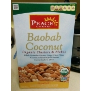 Peace Cereal Baobab Coconut Organic Clusters & Flakes: Calories ...
