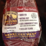 User added: spring crossing cattle co., grass fed beef top sirloin ...