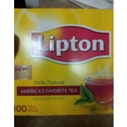Lipton Tea Bags: Calories, Nutrition Analysis & More | Fooducate