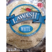 Lawash 5 Loaves, White: Calories, Nutrition Analysis & More | Fooducate