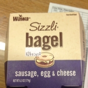 User added: wawa, Wawa Sizzli bagel: sausage, egg & cheese: Calories ...